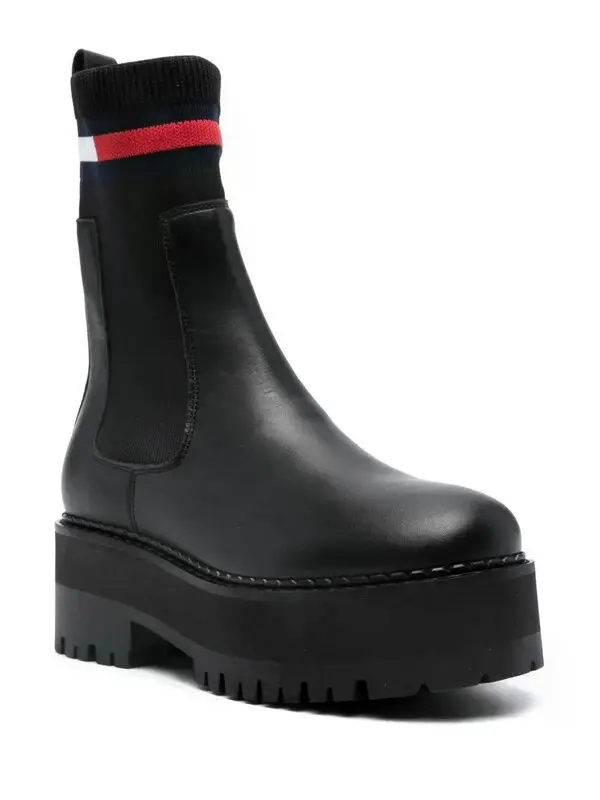 Tommy Hilfiger Flatform Chelsea Boots