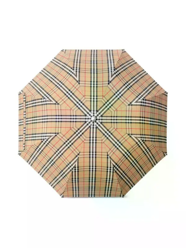 Burberry Check-print Folding Umbrella