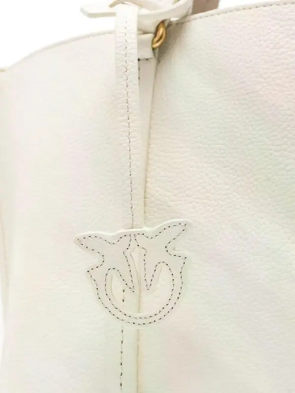 Pinko Logo-charm Tote Bag