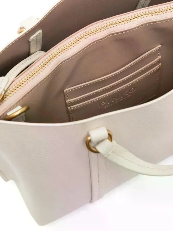 Pinko Logo-charm Tote Bag