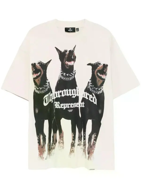 REPRESENT Thoroughbred T-shirt - Neutrals