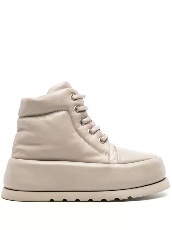 Marsèll 65mm Bombo Leather Boots - Neutrals