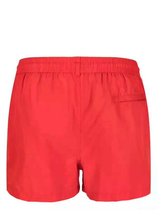 Paul Smith Stripe-detail Swim Shorts - Red