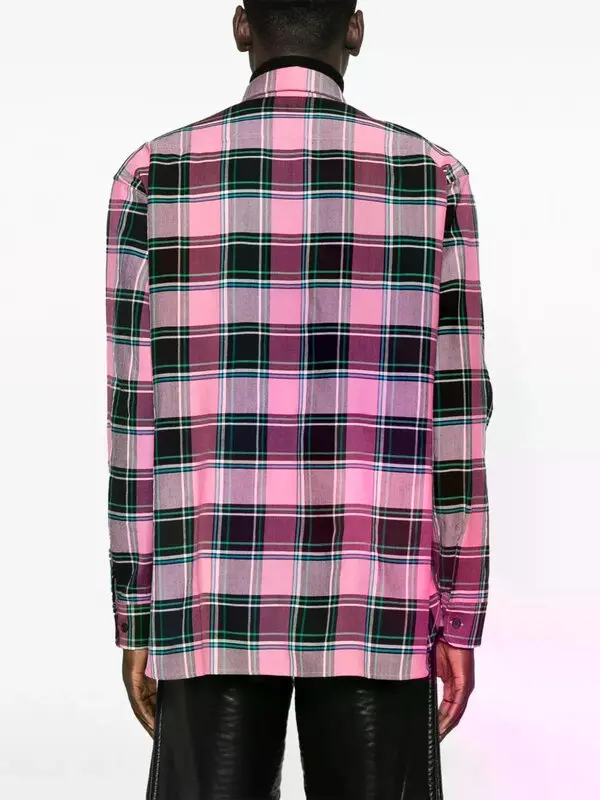 Givenchy Plaid-check Pattern Shirt