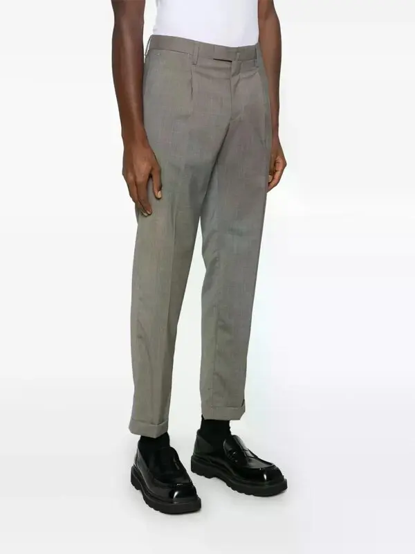 BRIGLIA 1949 Tapered Cropped Trousers