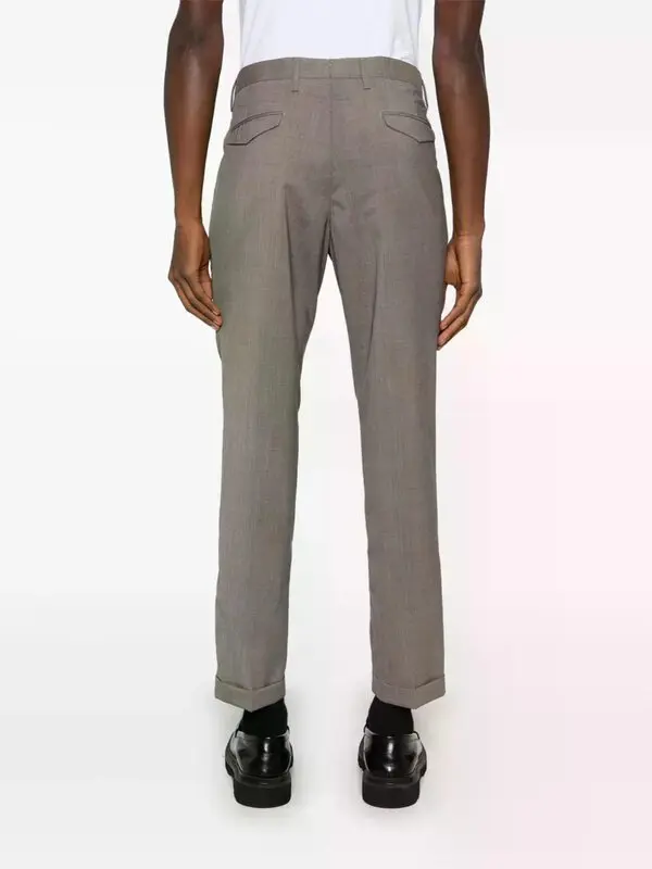 BRIGLIA 1949 Tapered Cropped Trousers