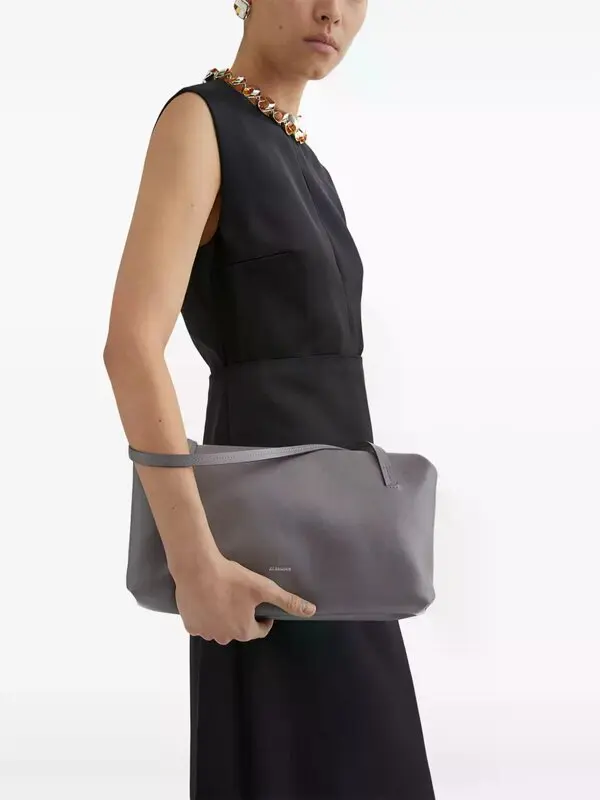 JIL SANDER Goji Pillow Medium Tote Bag - Grey