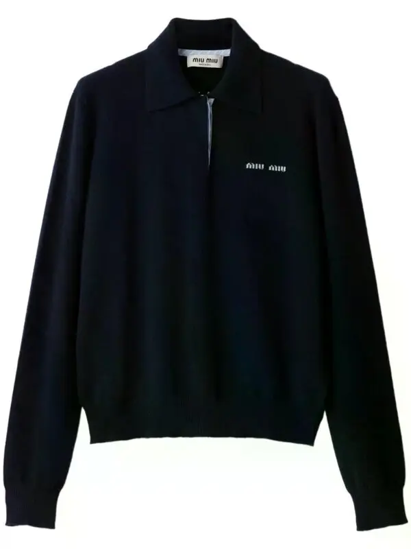 Miu Miu Cashmere Polo Shirt