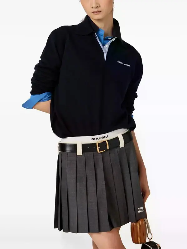 Miu Miu Cashmere Polo Shirt