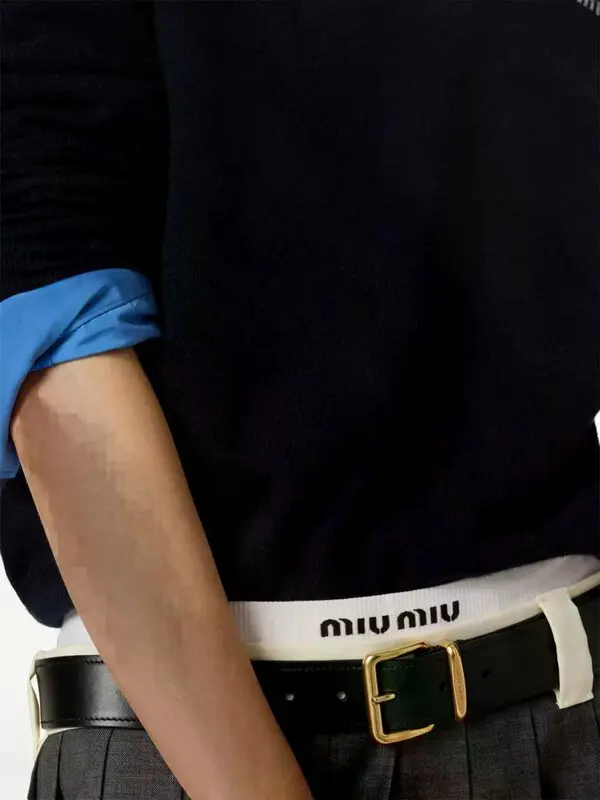 Miu Miu Cashmere Polo Shirt