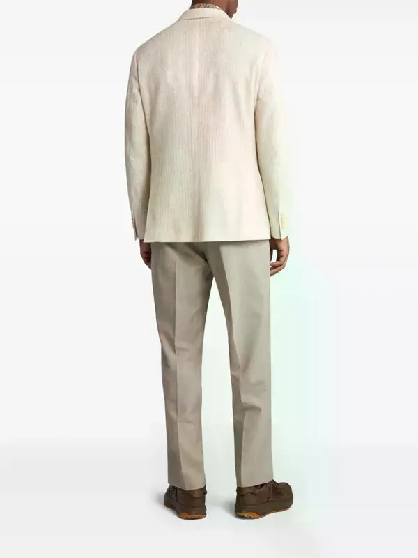 Etro Micro-patterned Blazer - Neutrals