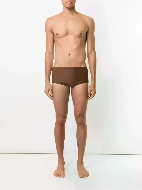 AMIR SLAMA Plain Swim Trunks