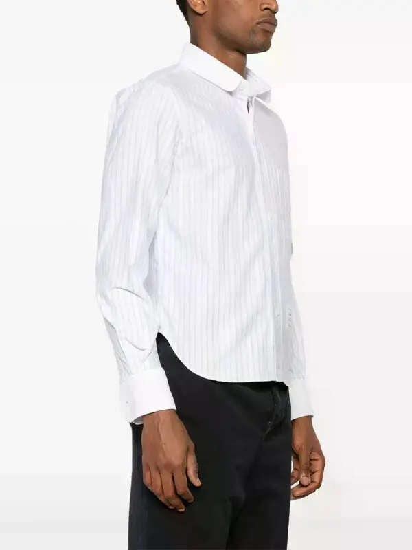 Thom Browne Oxford 4-bar Shadow Pinstripe Shirt