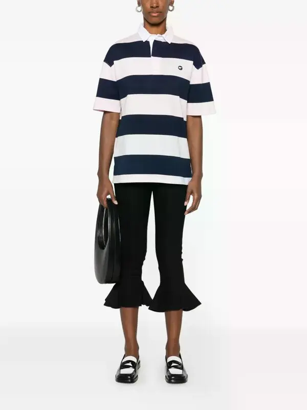 Coperni Striped Polo Shirt - Pink
