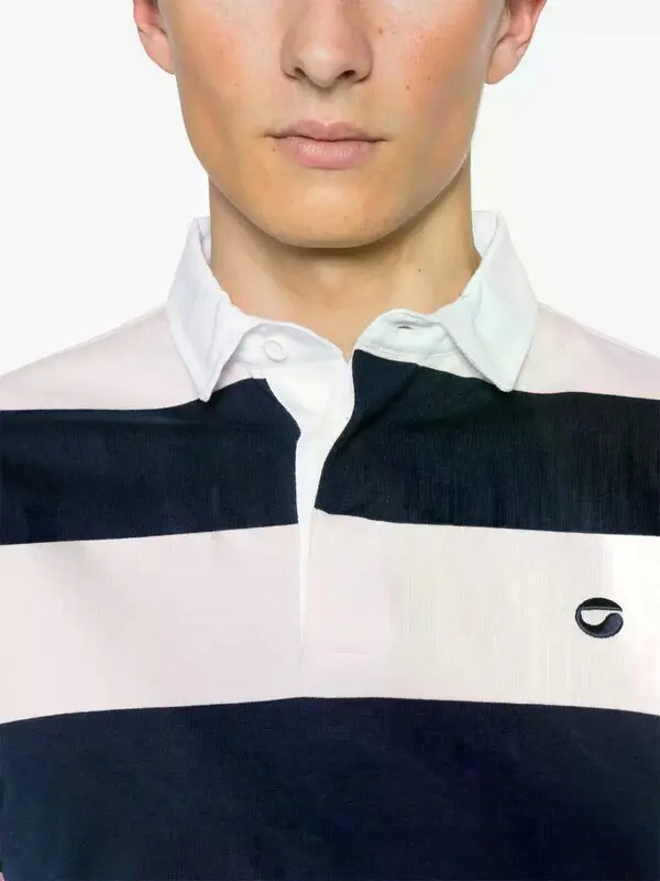 Coperni Striped Polo Shirt - Pink