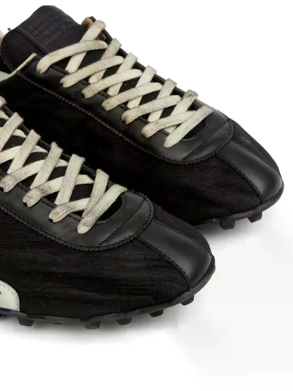 MAISON MARGIELA Sprinters Lace-up Sneakers - Black