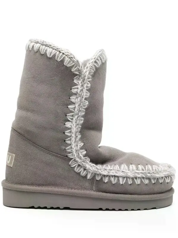 Mou Suede Boots - Grey