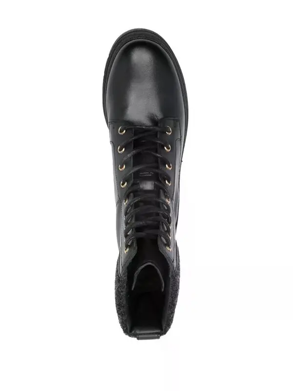 Tommy Hilfiger Felted Leather Ankle Boots