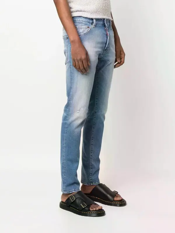 Dsquared2 Slim-cut Light-wash Jeans