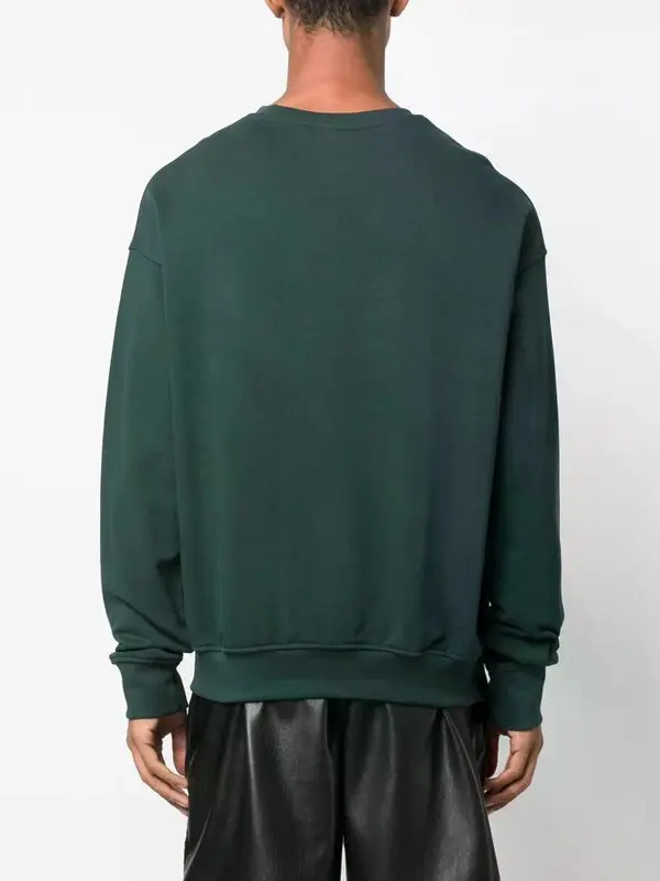 FAMILY FIRST Logo-embroidered Cotton Sweatshirt
