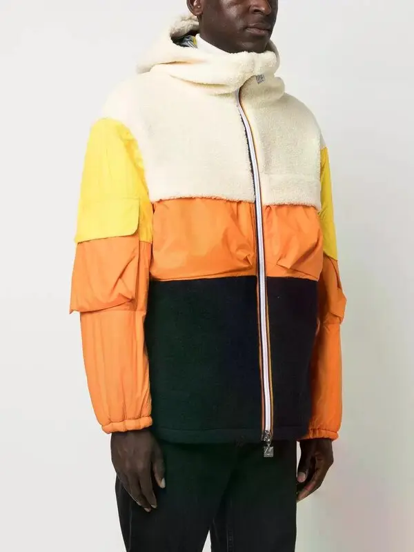 K-WAY Claumix Colour-block Hooded Jacket