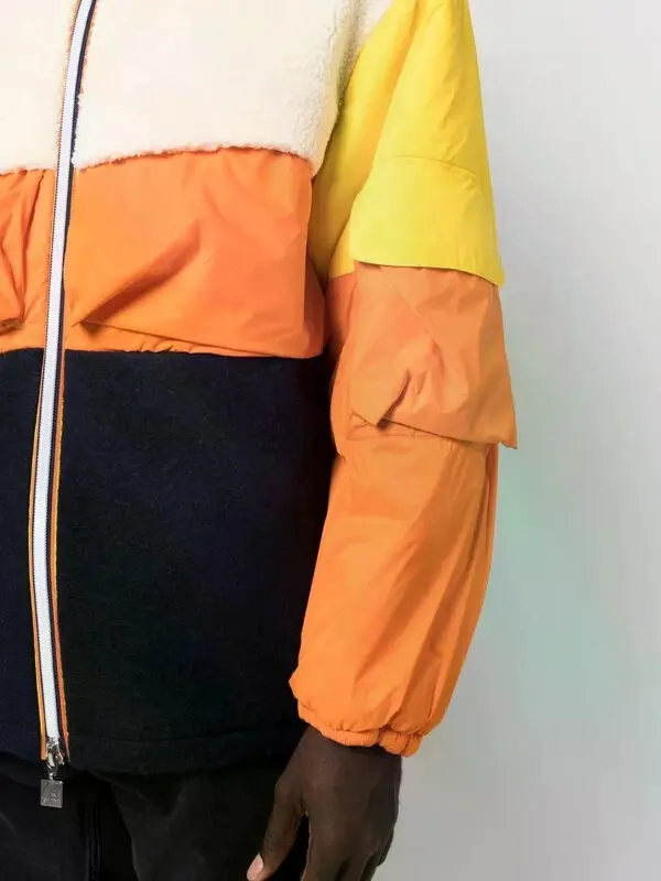 K-WAY Claumix Colour-block Hooded Jacket