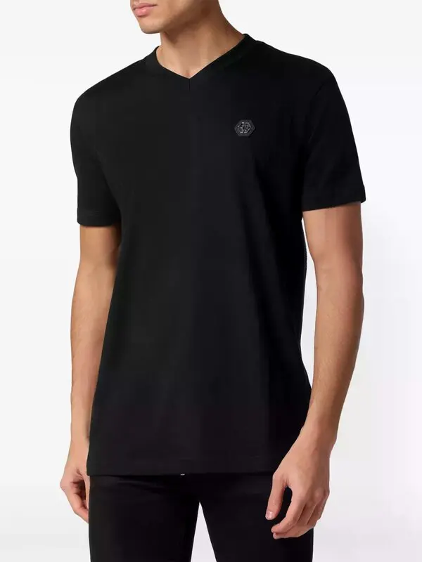 Philipp Plein Logo-appliqué Cotton T-shirt