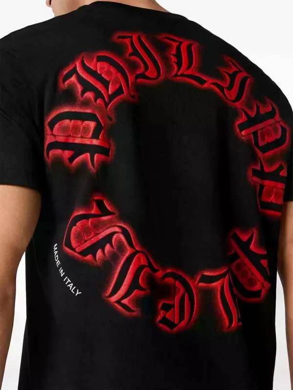 Philipp Plein Logo-appliqué Cotton T-shirt