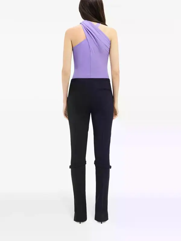 COURREGES Zip Wool Blend Pants