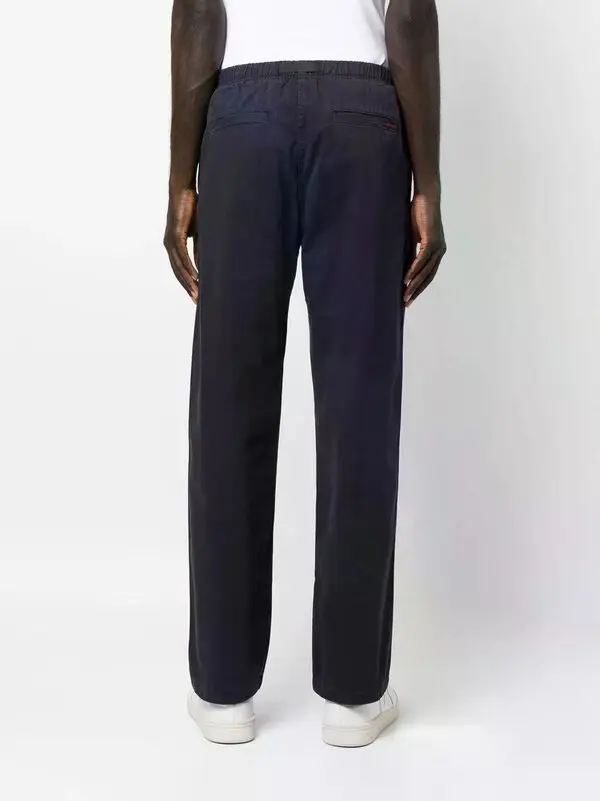 Gramicci Belted-waist Straight-leg Trousers - Blue