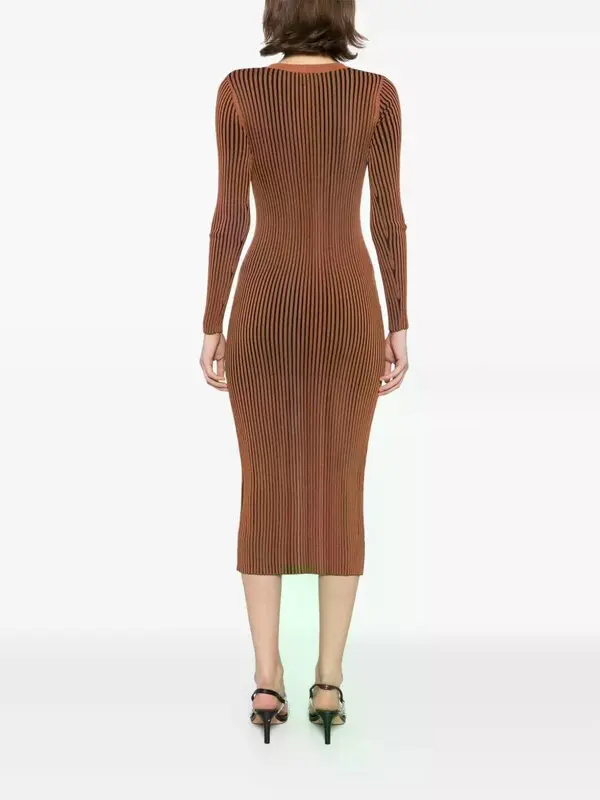 Staud Shoko Dress - Brown