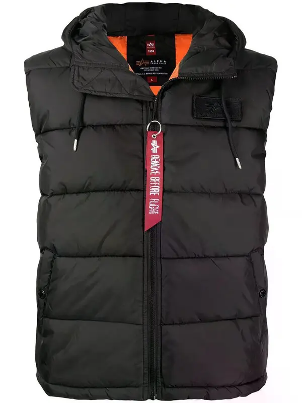 Alpha Industries Logo-patch Padded Gilet