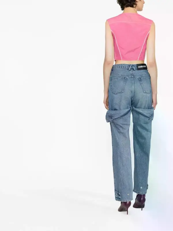 AMBUSH Cropped Denim Top