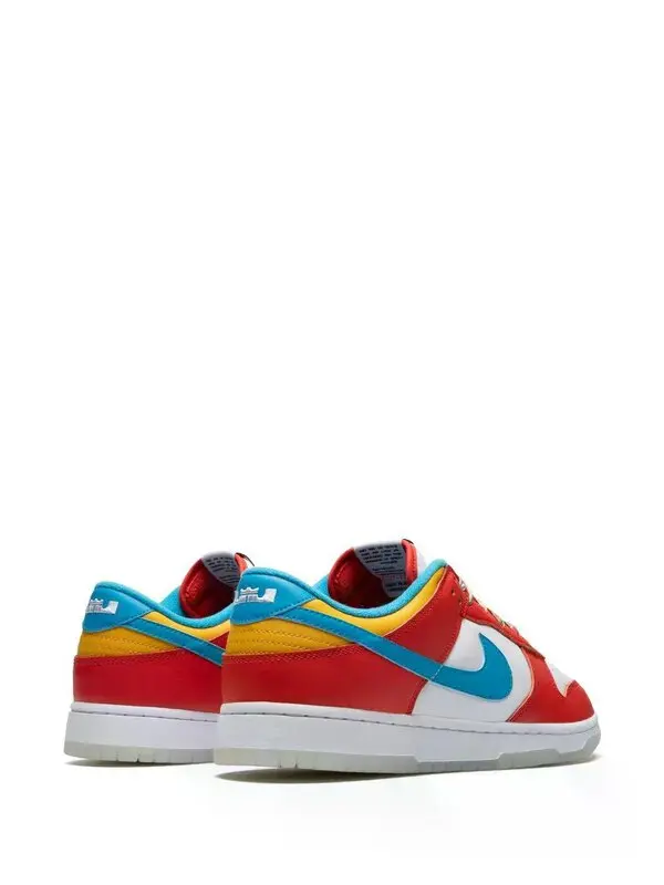 Nike X Lebron James Dunk Low Fruity Pebbles Sneakers - Red