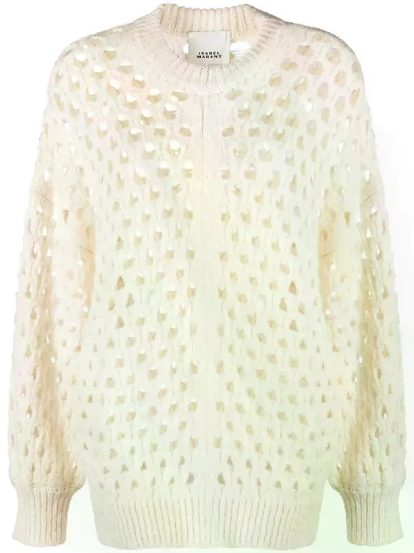 Isabel Marant Étoile Tane Crochet Wool-blend Jumper