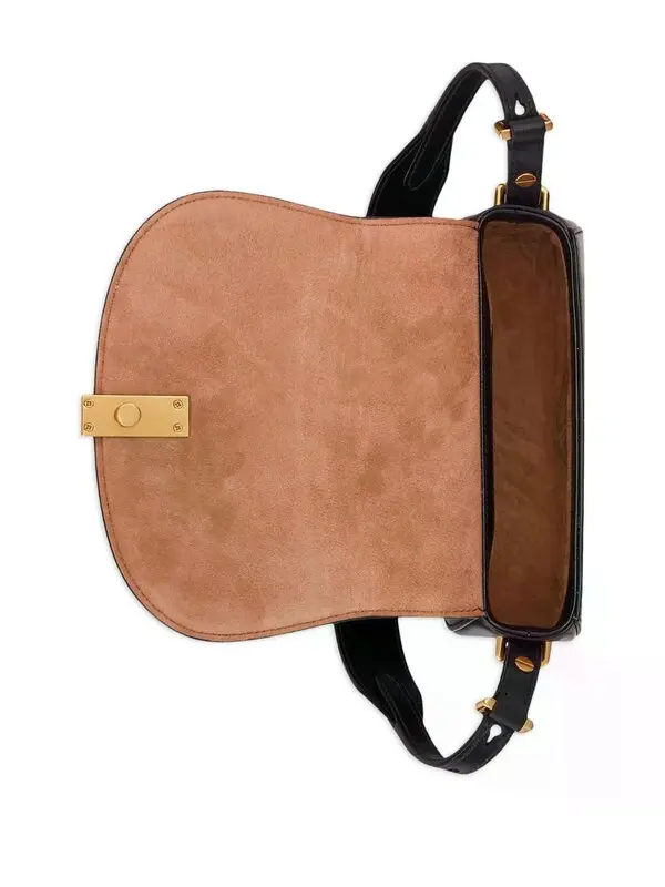 Polo Ralph Lauren Polo Id Leather Crossbody Bag - Black