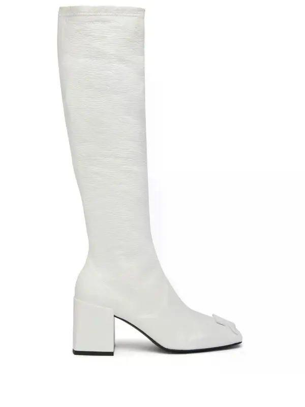 COURREGES Reedition Ac Square-toe Boots - White