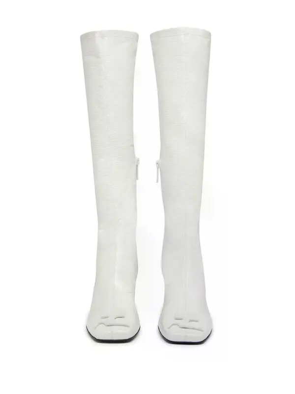 COURREGES Reedition Ac Square-toe Boots - White