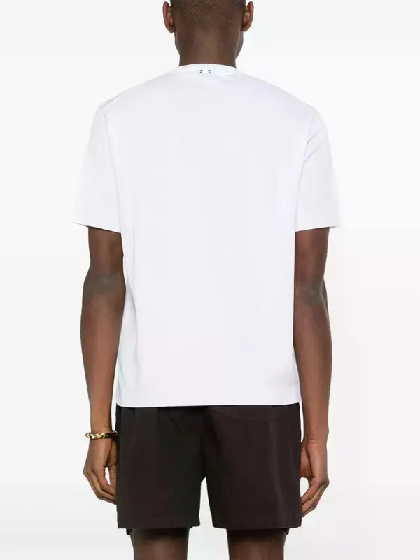 Herno Logo-plaque Cotton T-shirt - White