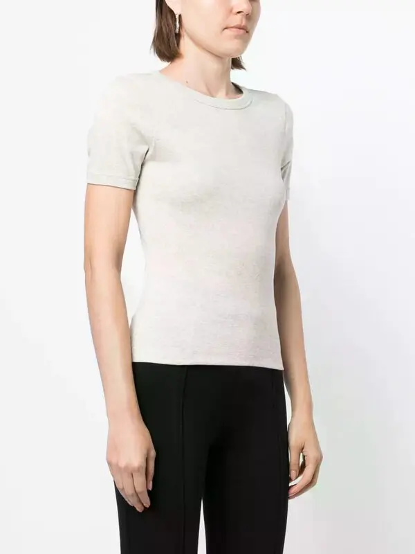 FLORE FLORE Round-neck Cotton T-shirt