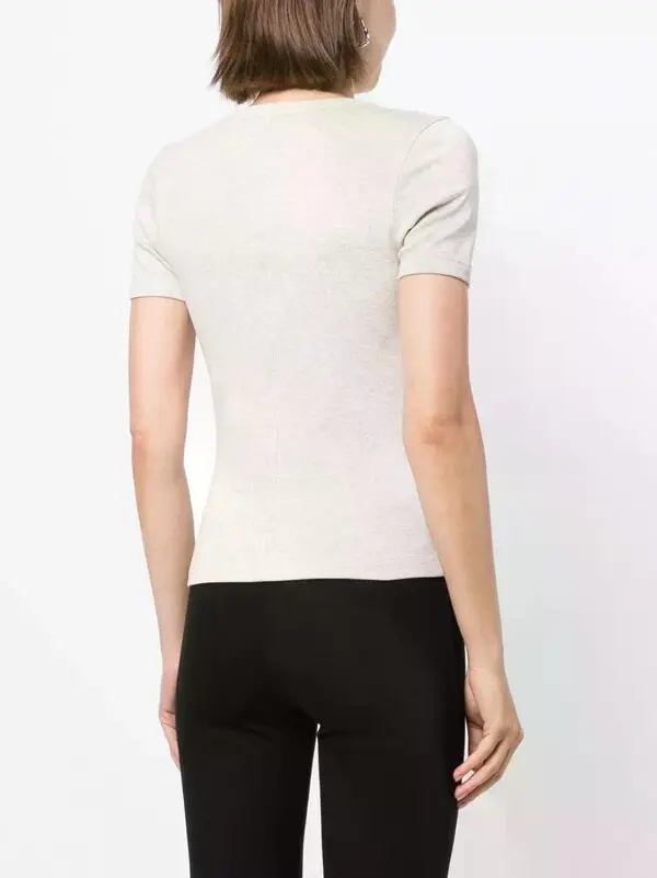 FLORE FLORE Round-neck Cotton T-shirt