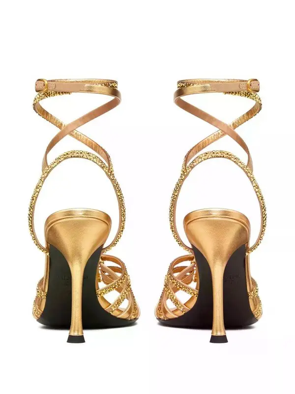 Valentino Garavani Rockstud Strappy 100mm Pumps