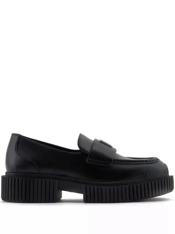 Armani Exchange Leather Loafers