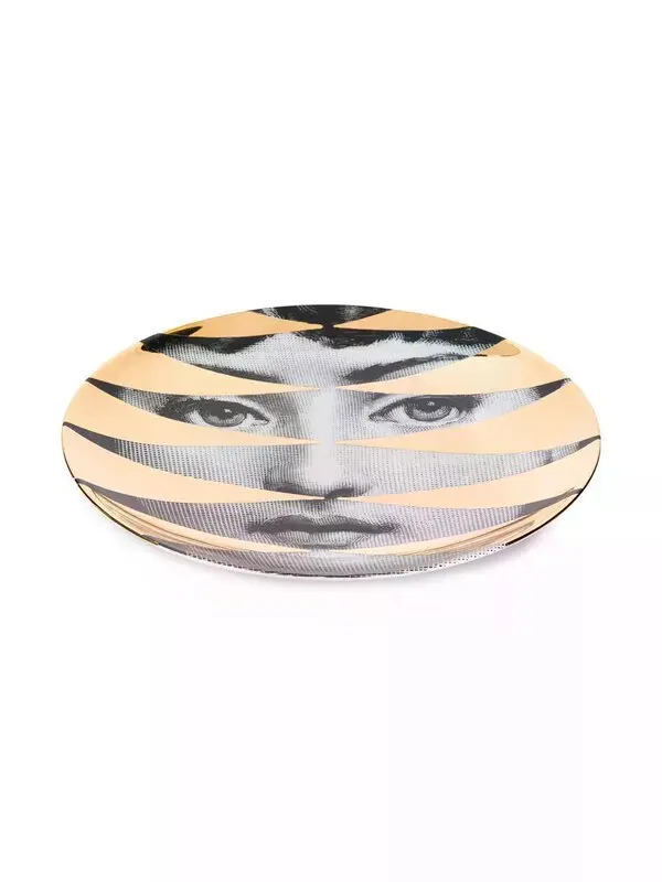 FORNASETTI Diamond Portrait Plate
