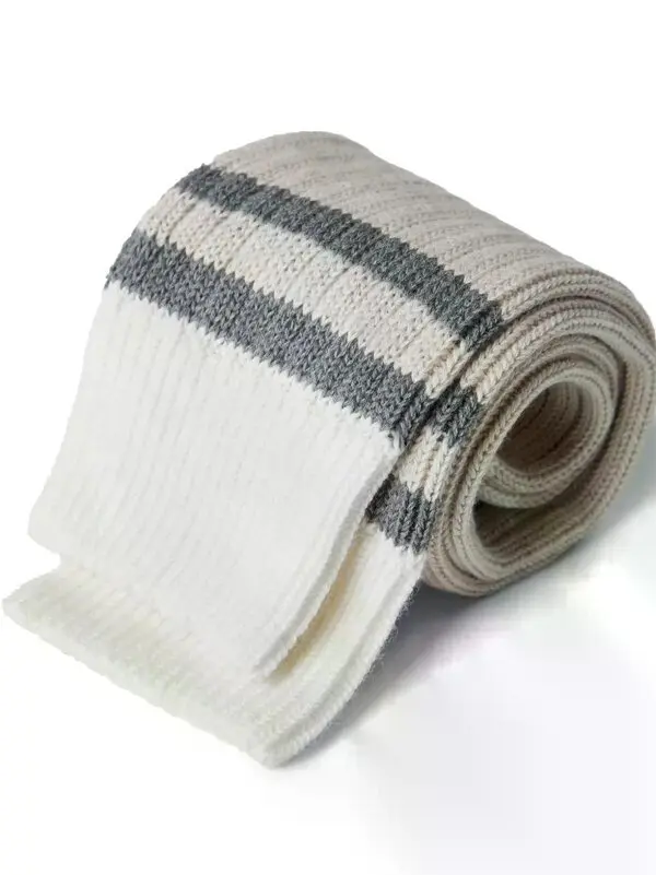 Brunello Cucinelli Stripe-detail Cotton Socks