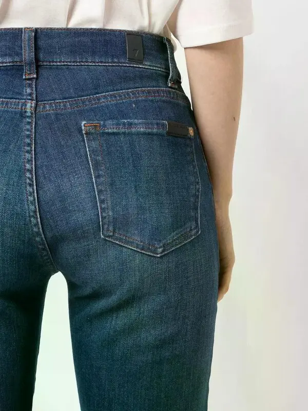 7 For All Mankind Mid-rise Cropped Jeans
