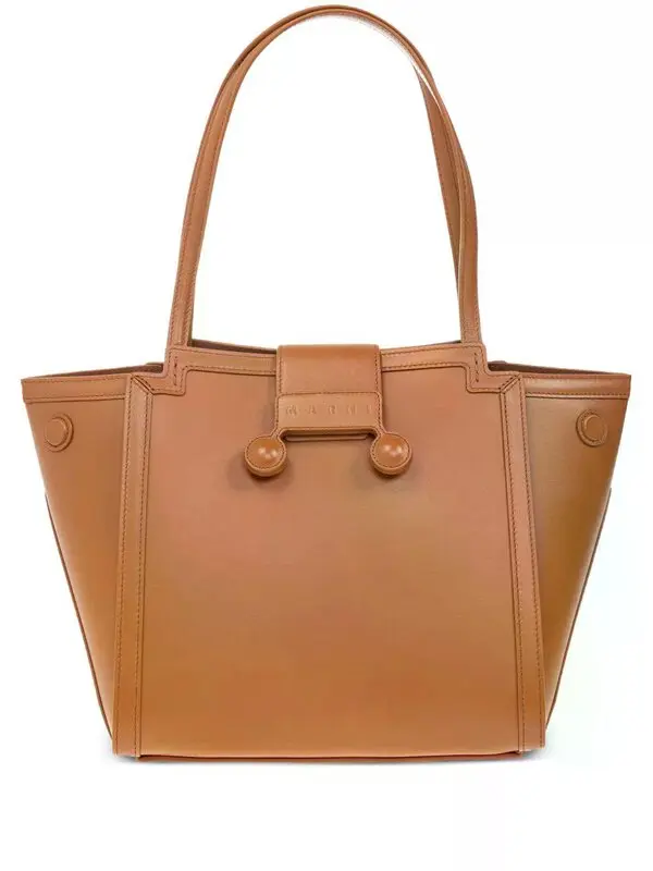Marni Embossed Leather Shoulder Bag