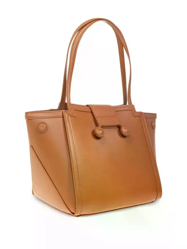 Marni Embossed Leather Shoulder Bag