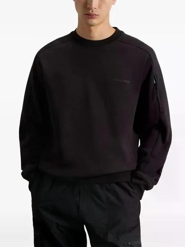 Woolrich Logo-print Cotton-blend Sweatshirt