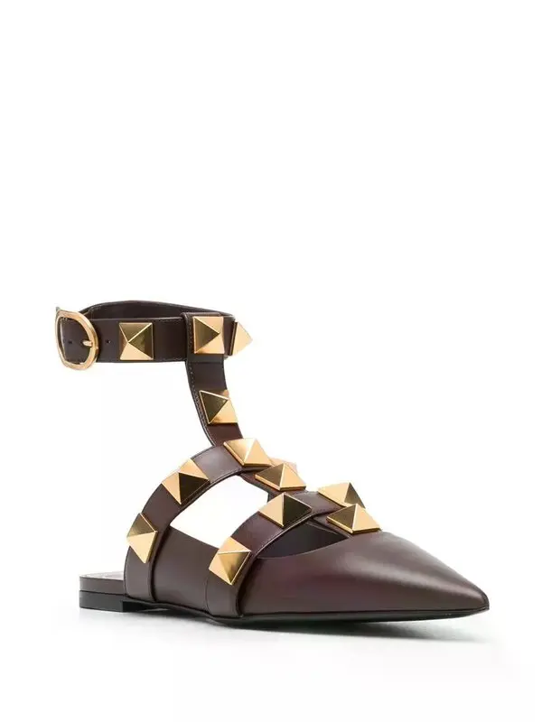 Valentino Garavani Rockstud-detail Pointed-toe Pumps